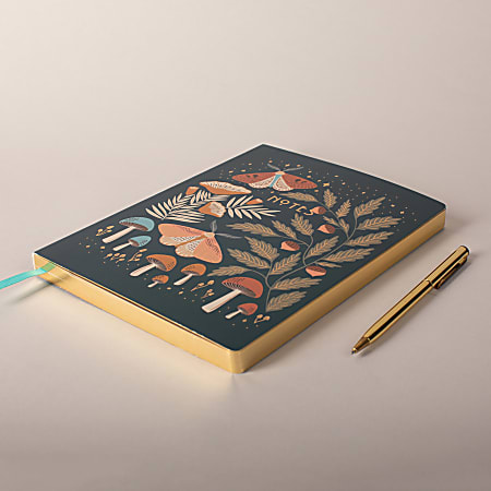 Fringe Studio Classic Paperback Journal 6 x 8 14 Legal Rule 208 Pages Mushroom - Office Depot