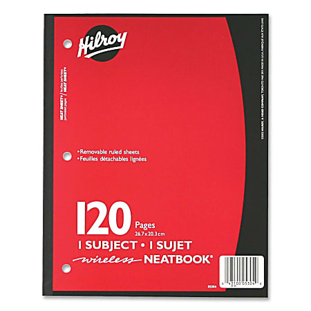 Hilroy Neatbooks One Subject Notebook - Office Depot
