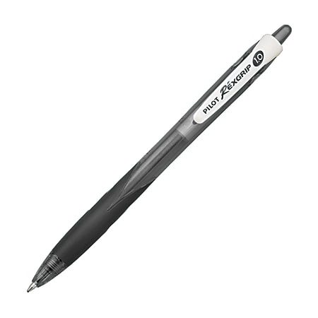 Pilot Rexgrip BeGreen Retractable Ballpoint Pens Medium Point Black Ink ...