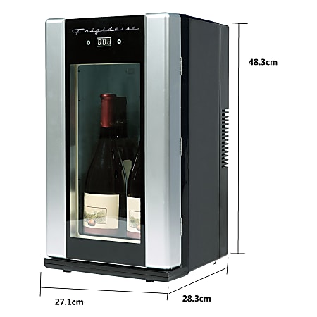 Frigidaire 0.4 Cu. Ft. Retro Beverage Fridge With Temperature Control ...