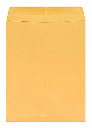 Office Depot Brand 10 x 13 Manila Catalog Envelopes Gummed Seal Brown ...