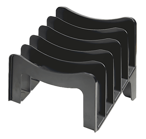 OfficeMax Plastic Incline Sorter Black - Office Depot