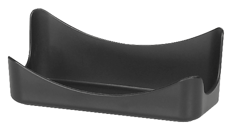 OfficeMax Plastic Business Card Holder Black - Office Depot