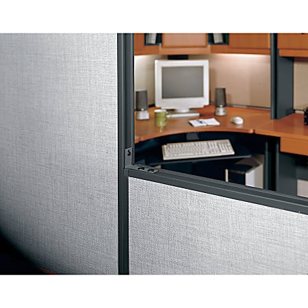 Bush Business Furniture Articulating Keyboard Tray Galaxy Black Standard Delivery Office Depot