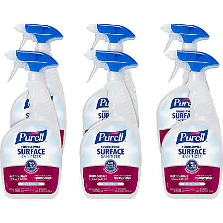 Purell Foodservice Surface Sanitizer Spray Unscented 32 Oz Bottle Case ...