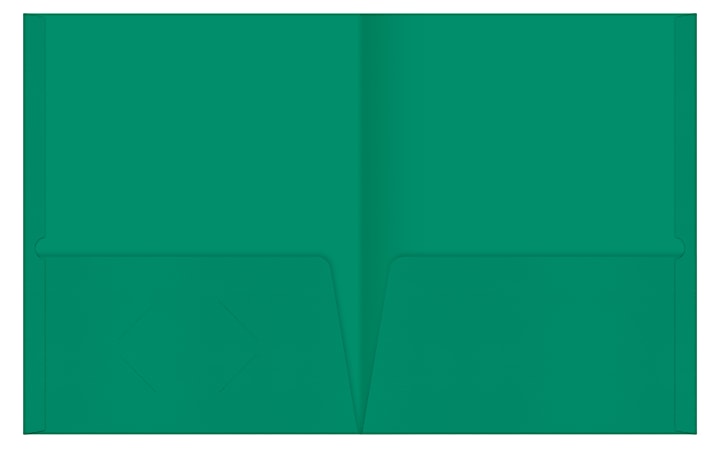 Office Depot Brand 2 Pocket Paper Folders Green Pack Of 25 - Office Depot