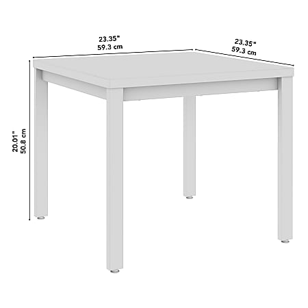 Bush Business Furniture Arrive Waiting Room End Table Storm Gray ...