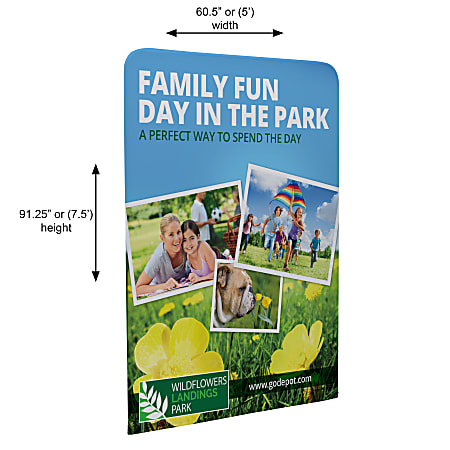 Custom Printed Step Repeat Double Sided Replacement Graphic For Stretch ...