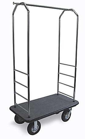 CSL Easy Mover Luggage Cart 72 12 H x 43 W x 23 D Black - ODP Business ...