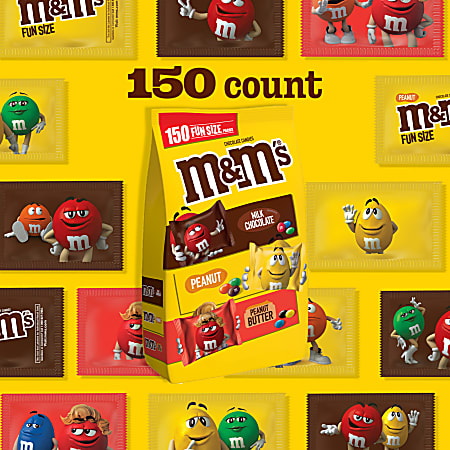 M Ms Fun Size Variety Mix 85.23 Oz Bag - Office Depot
