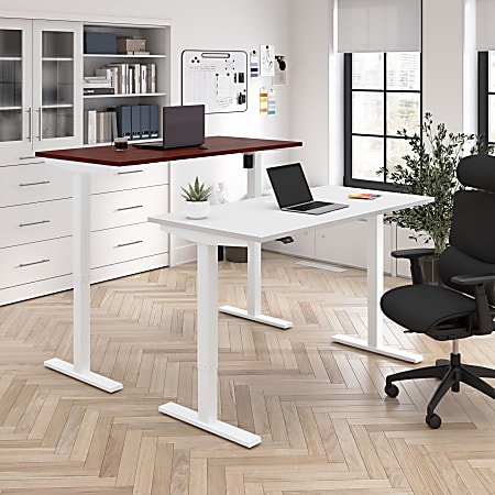 Bush Business Furniture Move 40 Series 72 W x 30 D Electric Height ...