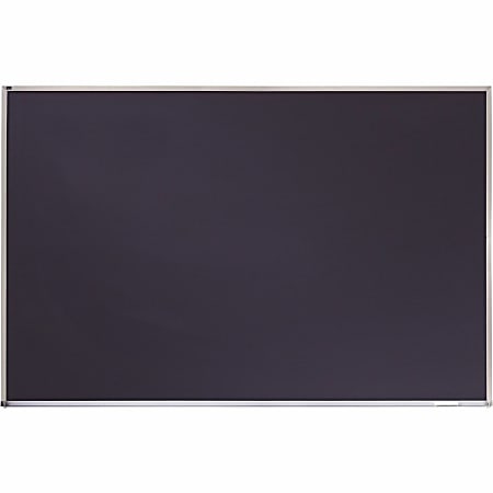 Quartet Education Magnetic Porcelain Chalkboard 72 x 48 Black Aluminum ...