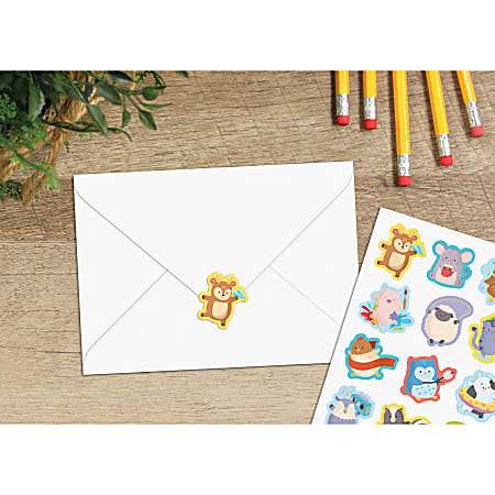 Teacher Created Resources Stickers 2 12 x 12 Cute Critters 120 Stickers ...