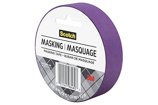 Scotch Expressions Decorative Masking Tape 1 x 20 Yd. Purple - Office Depot