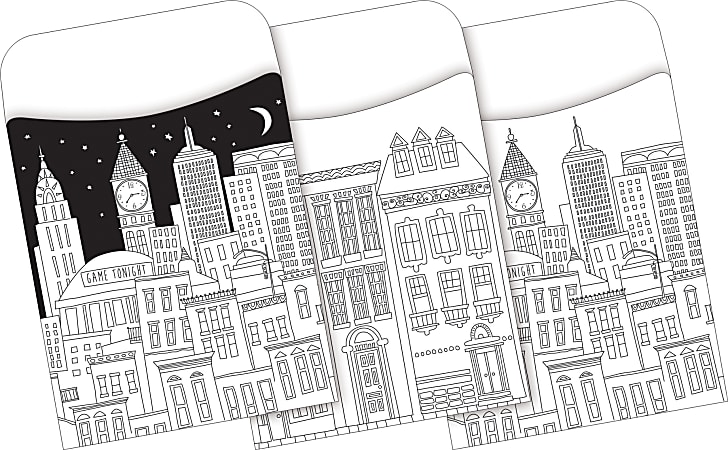 Barker Creek Peel Stick Library Pockets 3 12 x 5 18 Color Me Set Of 90 ...