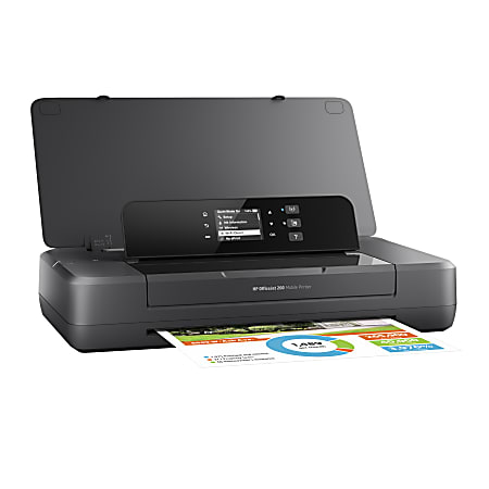 HP OfficeJet 200 Portable Wireless Inkjet Color Printer - Office Depot