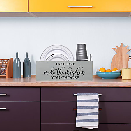Elegant Designs Pantry Picks Wooden Kitchen Countertop Decorative ...