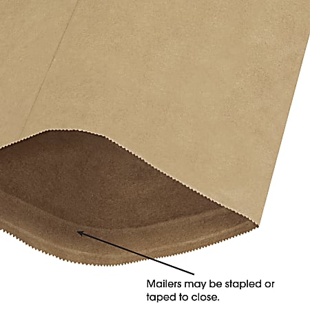 Partners Brand Kraft Padded Mailers 000 4 x 8 Pack Of 500 - Office Depot