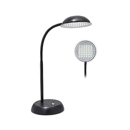 Realspace Urban Task Lamp 17 H Black - Office Depot