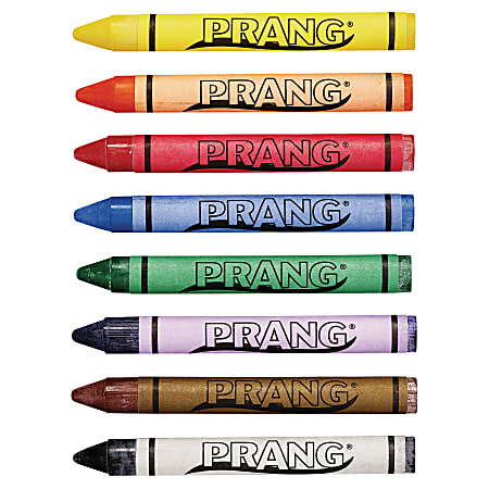 Prang Soybean Crayons Large 8 Colors Per Box Set Of 6 Boxes - Office Depot