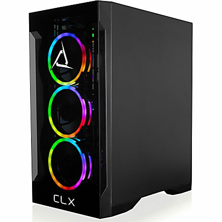 CLX TGMSETRTU3403BM Gaming Desktop Computer AMD Ryzen 7 7700X Octa core ...