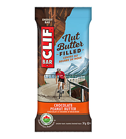 Clif Bar Nut Butter Filled Chocolate Peanut Butter Bars 1.76 Oz Box Of ...