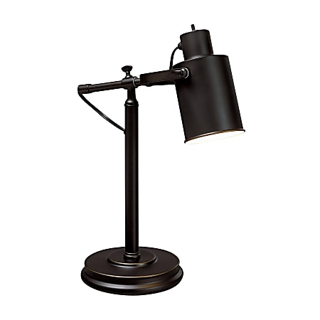 Realspace Spotlight Style Desk Lamp Adjustable Height 22 12 H Dark ...