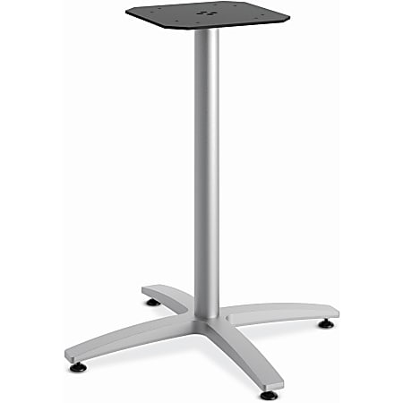 HON Between HBTTX30S Table Base Textured Silver - Office Depot