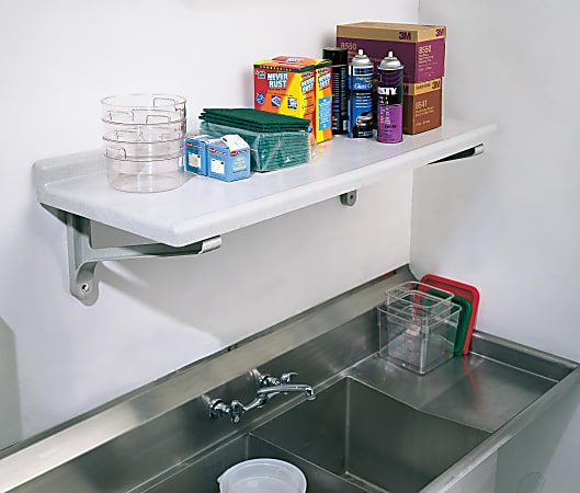 Cambro Camshelving 14 x 48 Wall Shelving Speckled Gray CSWS1448SK480 ...