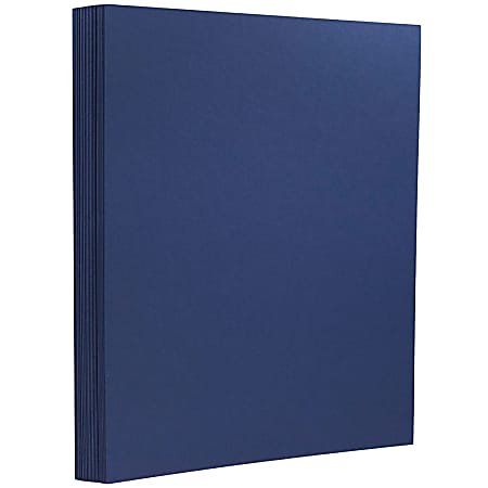 JAM Paper Card Stock Blue Letter 8.5 x 11 130 Lb Pack Of 25 - Office Depot
