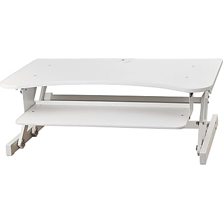 Lorell Deluxe Sit To Stand Desk Riser White - Office Depot