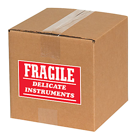 Tape Logic Preprinted Shipping Labels SCL504R Fragile Delicate ...