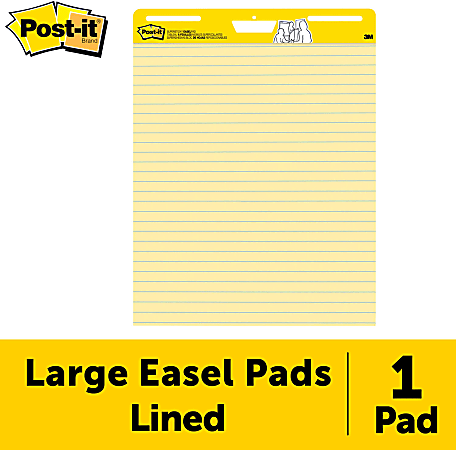 Post it Super Sticky Easel Pad 25 in x 30 in 1 Pad 30 SheetsPad Great ...