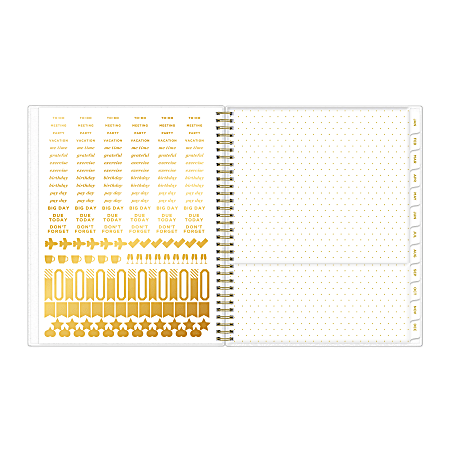2027 Blue Sky Tile WeeklyMonthly Planning Calendar 8.5x11 0percent ...