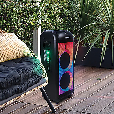 Gemini GPLT Series 360 Portable Bluetooth Speaker System Black - Office ...