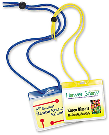 Large All In One Badge With Cord - ODP Business Solutions
