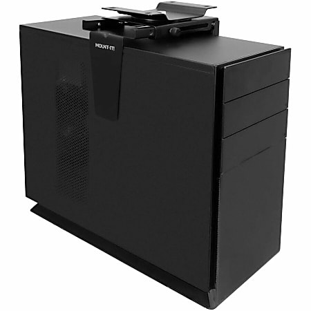 computer tower desk attachment