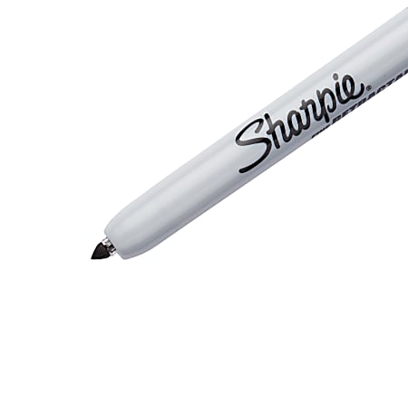 Sharpie Retractable Permanent Markers Fine Point Black Pack Of 3 ...