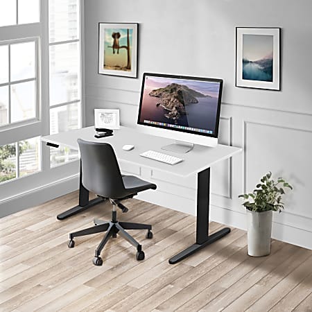 Mount It Dual Motor Electric 55 W Adjustable Height Standing Desk ...