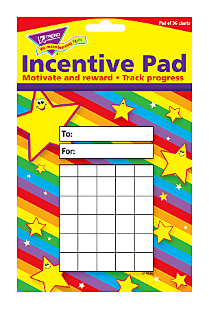 Trend Incentive Pads Stars 36 Sheet Pad - Office Depot