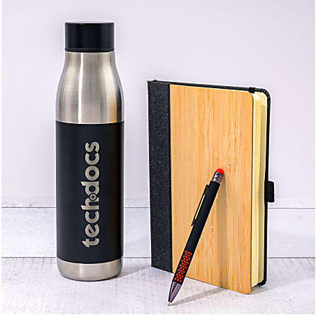Custom Crest Stainless Bottle 22 Oz - Office Depot