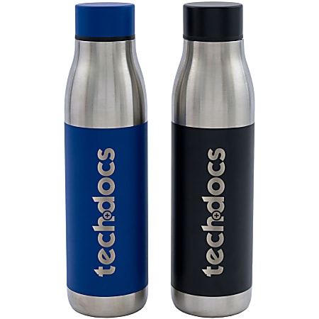 Custom Crest Stainless Bottle 22 Oz - Office Depot