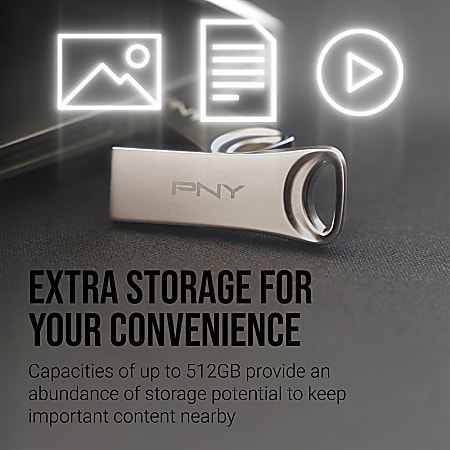 PNY Elite X USB 3.2 Flash Drive 128GB - Office Depot