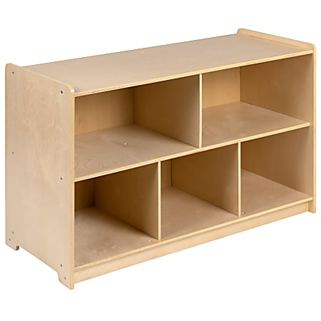 Flash Furniture Wooden School Classroom Storage CabinetCubby 24 H x 36 ...