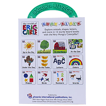 Phoenix International Kids My First Library Eric Carle Books Set Of 12 ...