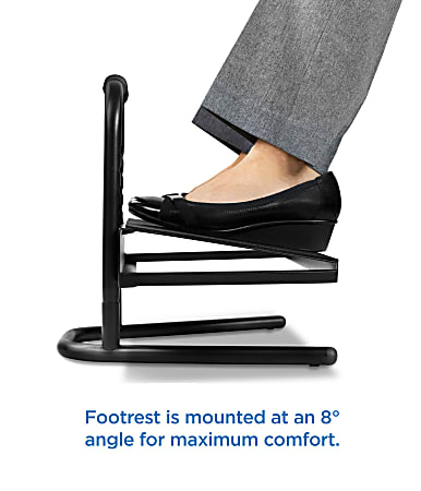 Mount It Adjustable Under Desk Footrest With Massaging Rollers 15 34 x ...