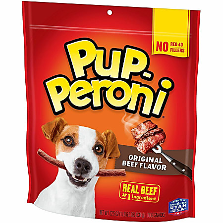 Pup Peroni Dog Treats For Dog Chewy Beef Flavor 1.41 lb - Office Depot