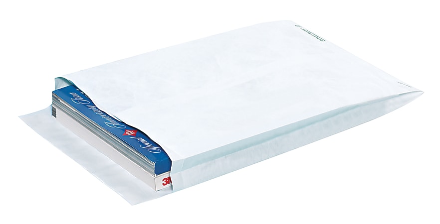 Tyvek Envelopes Expandable 10 x 13 x 1 12 End Opening White Pack Of 100 ...