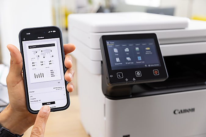 Canon imageCLASS MF465dw Wireless Mobile Ready Duplex Laser All In One ...