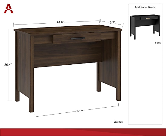 Ameriwood Home Eastwood Computer Desk Black - Office Depot